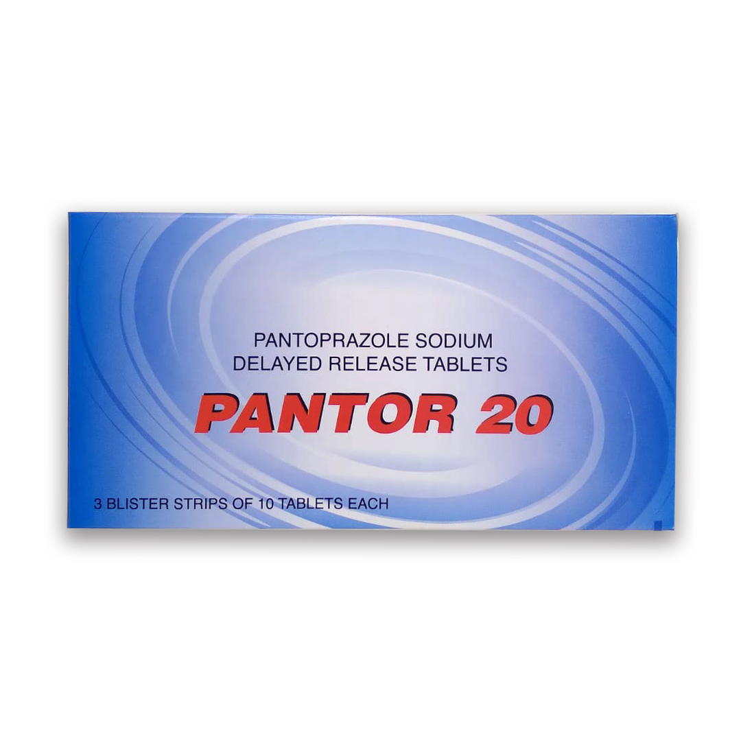 PANTOR-20 Pantoprazole Sodium 20 mg Enteric-Coated Tablet 30's price in ...